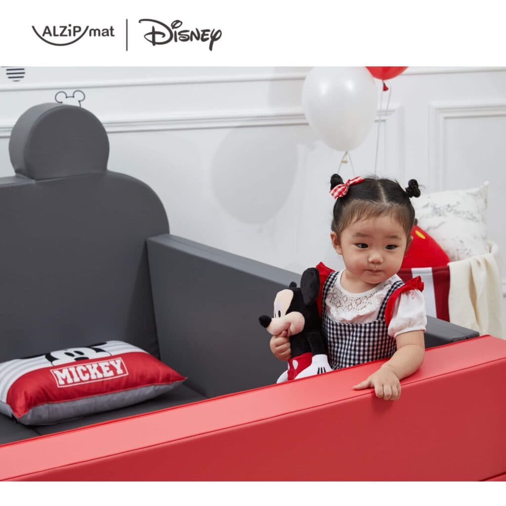 ALZiPMAT Disney MICKEY Family Bumper Bed
